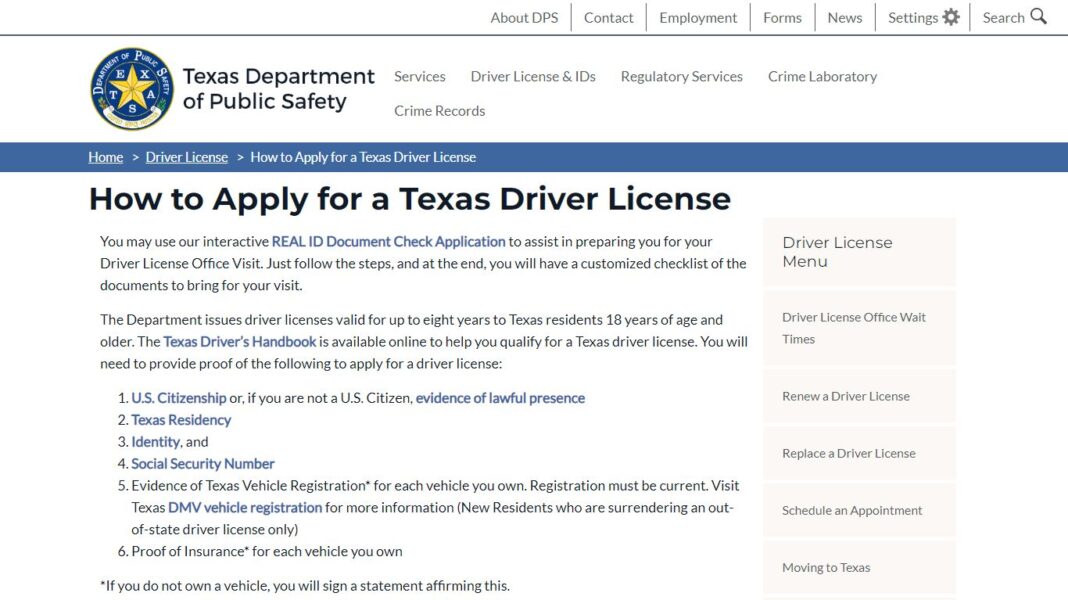 How do you apply for a driver’s license in Texas? - Texas Answers